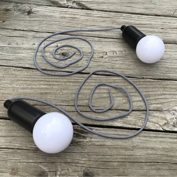 Source Unknown | Accents | 2 Pull String Tie Up Battery Op Light ...